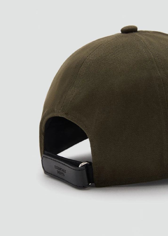 Cotton visor cap Red - Hudson Store