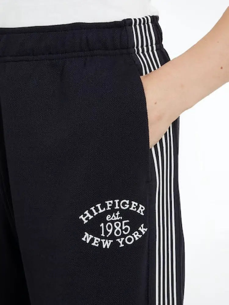 Sport Varsity Tape Joggers Blue - Hudson Store